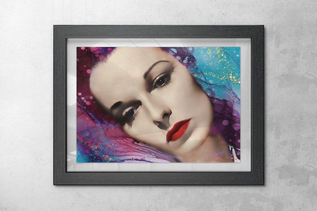 Colorful Flapper Lulu Fan Art © Wall Print Poster. Pandora's Box Star ...