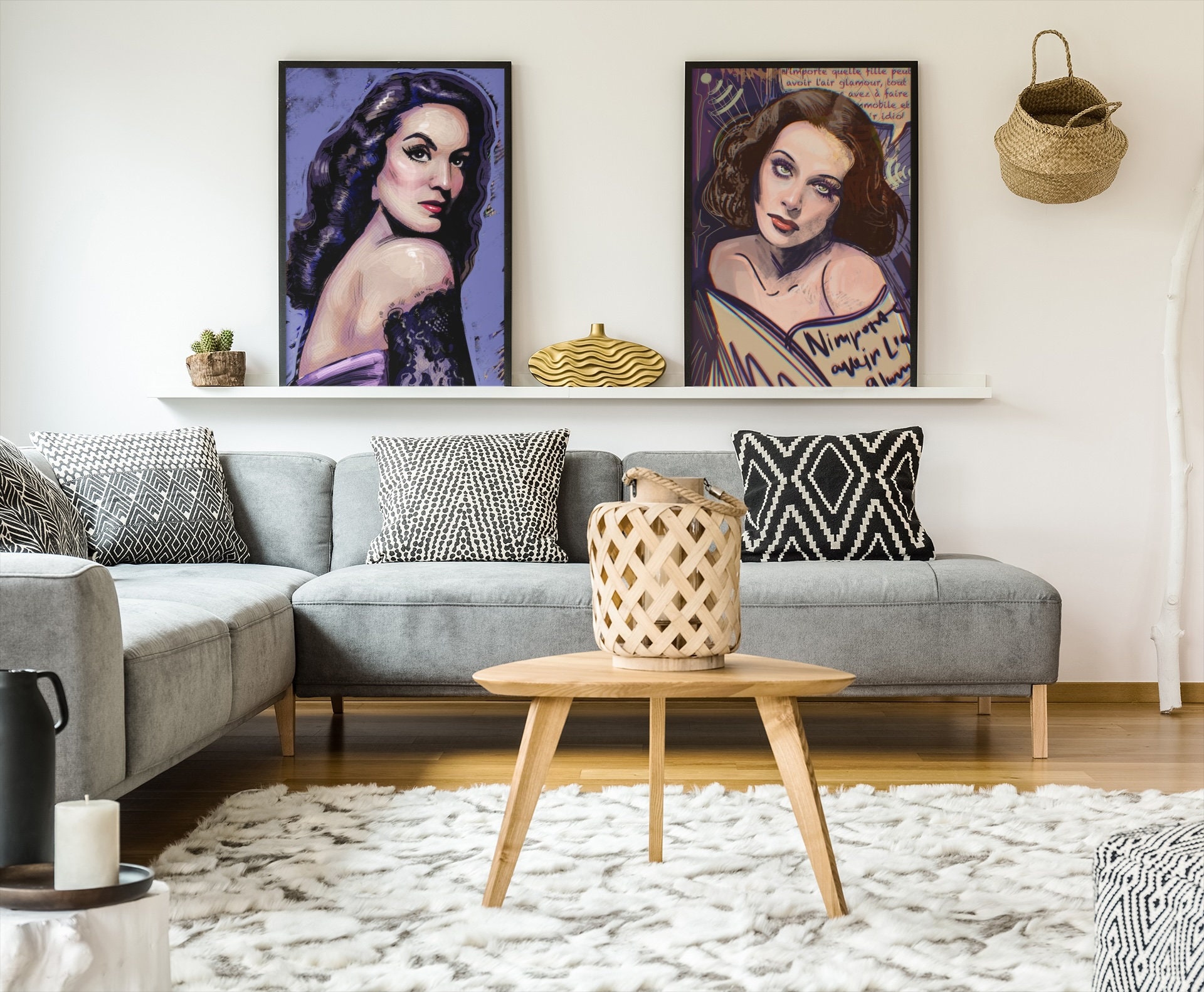 Maria Felix Original Wall Art Print Poster. 1940s Mexican Latina Movie ...