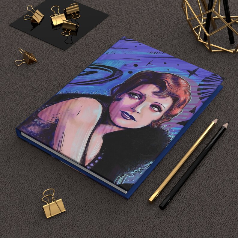 Flapper Hardcover Matte Journal / Notebook/ Diary. 1920s Silent Movie ...