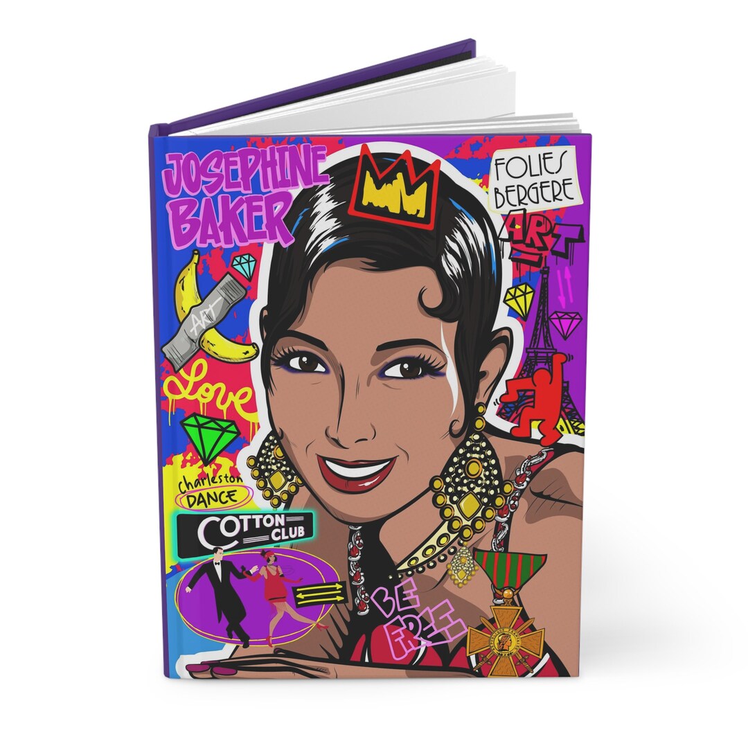 Josephine Baker Hardcover Matte Journal, Dream Diary, Notebook. 1920s ...