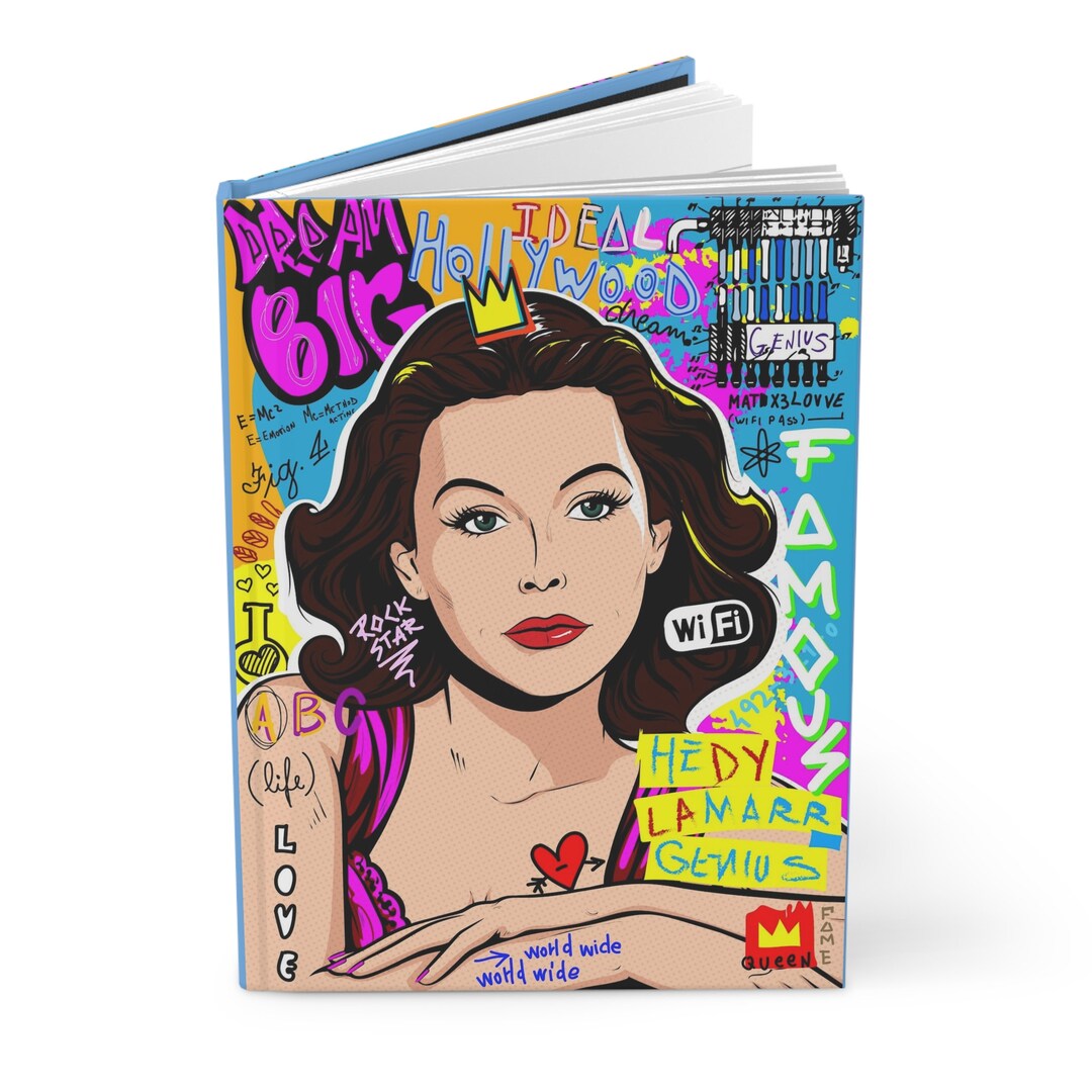 Hedy Lamarr Hardcover Matte Journal Notebook. 1930s & 1940s Old ...