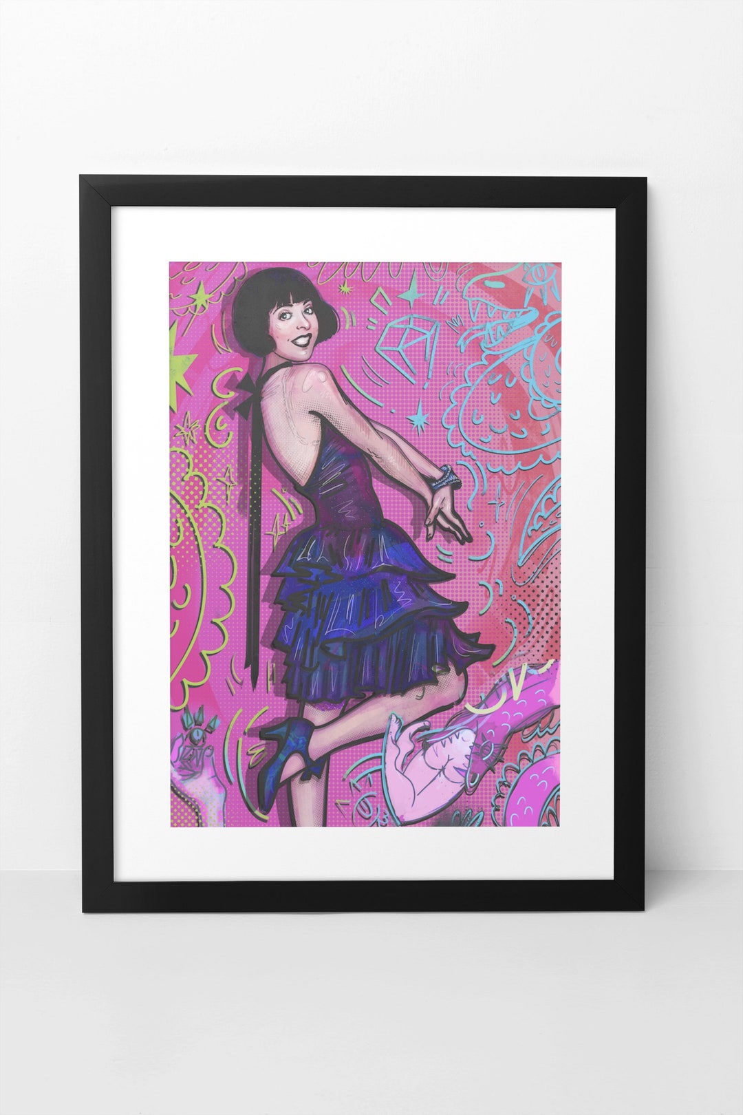 Colleen Moore Original Illustration Wall Art Print Poster - 1920s ...
