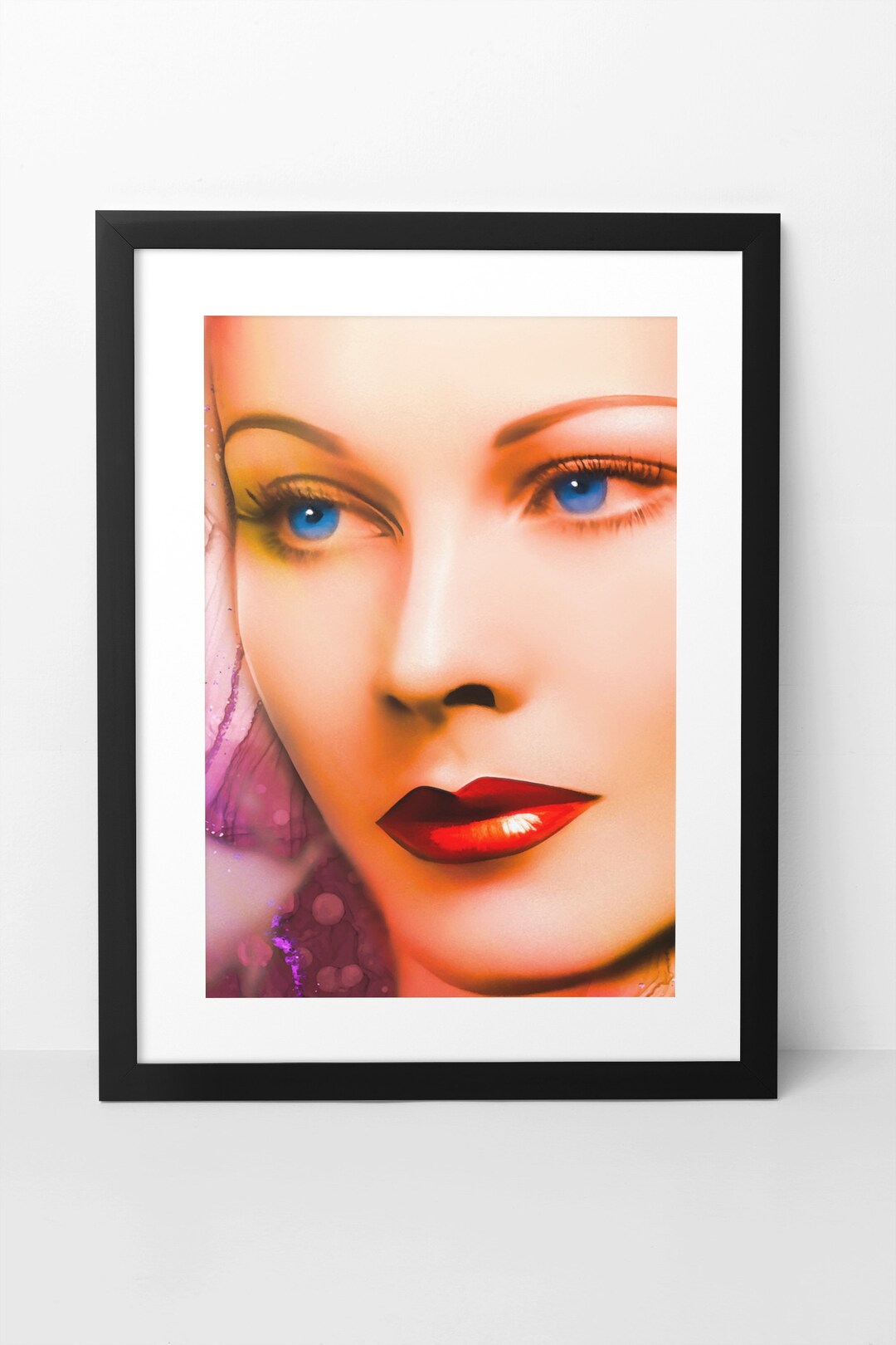 Vivien Leigh Wall Art Print Poster. 1930s & 1940s Hollywood Movie Star ...