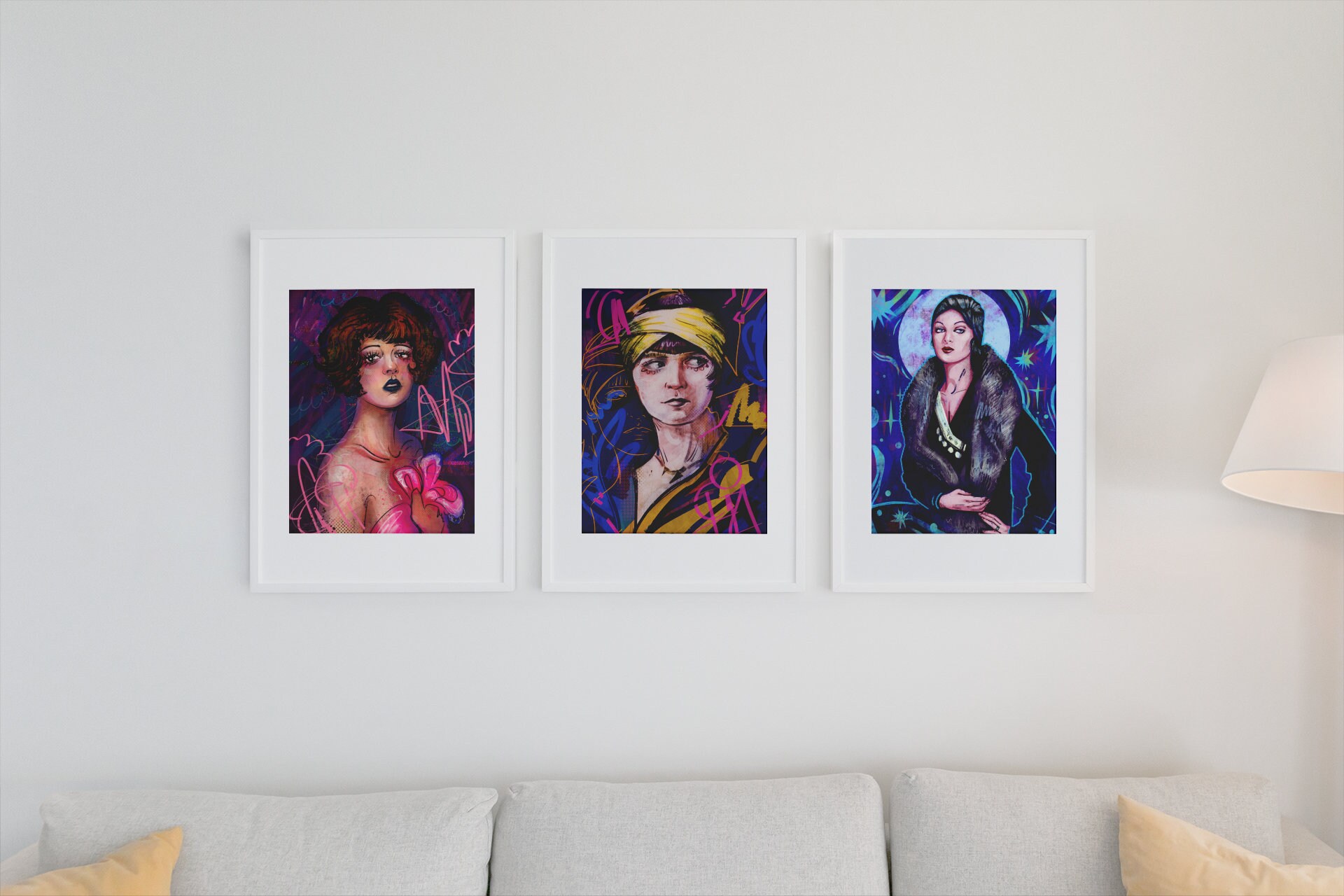 Pola Negri Original Art Portrait Illustration. 1920s & 1930s Old ...