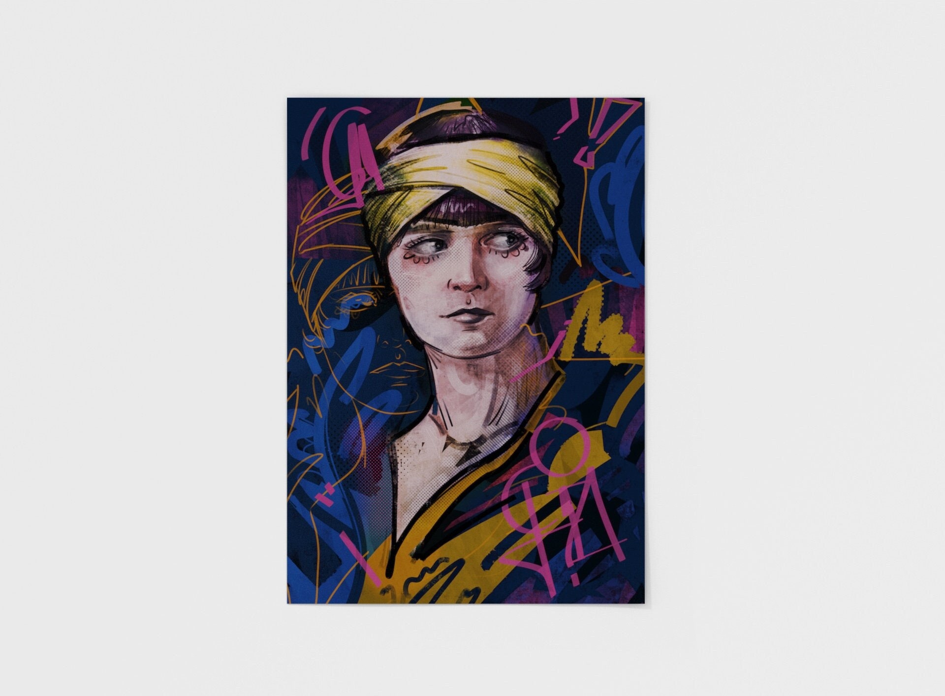 Pola Negri Original Art Portrait Illustration. 1920s & 1930s Old ...