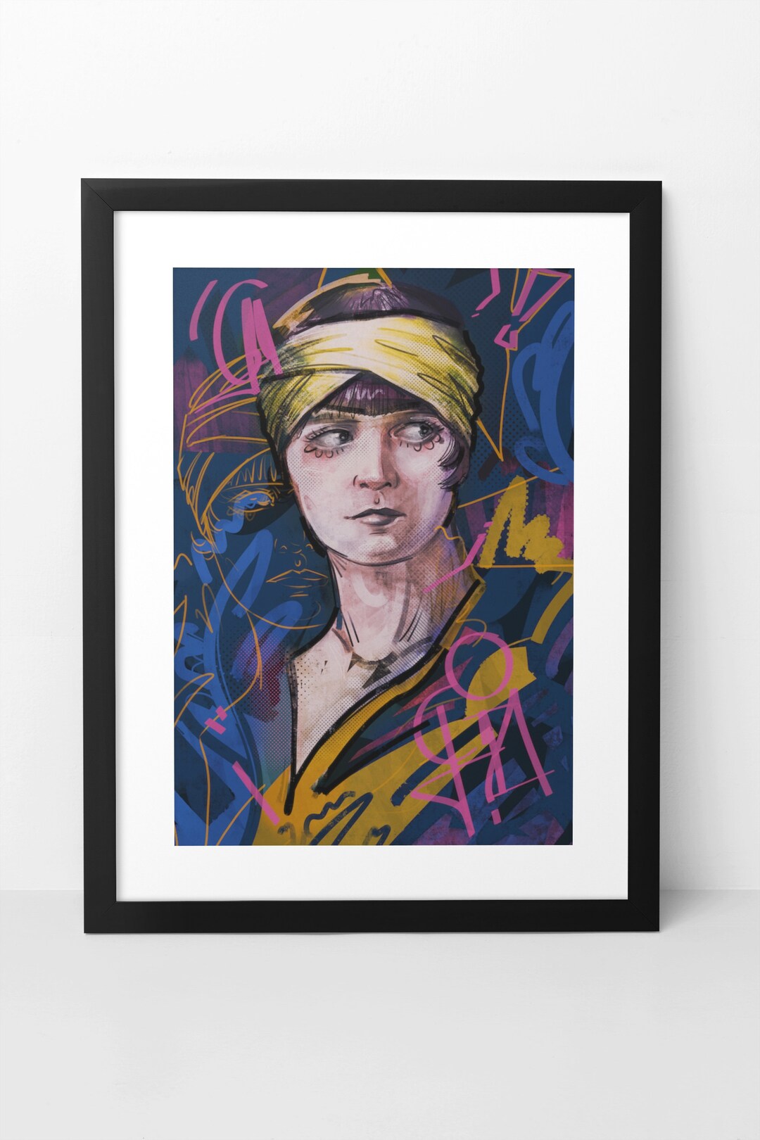 Pola Negri Original Art Portrait Illustration. 1920s & 1930s Old ...