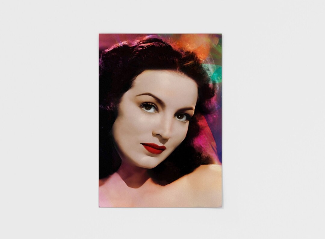 MARIA FELIX Wall Art Print Poster. 1940s Mexican Movie Star Actress ...