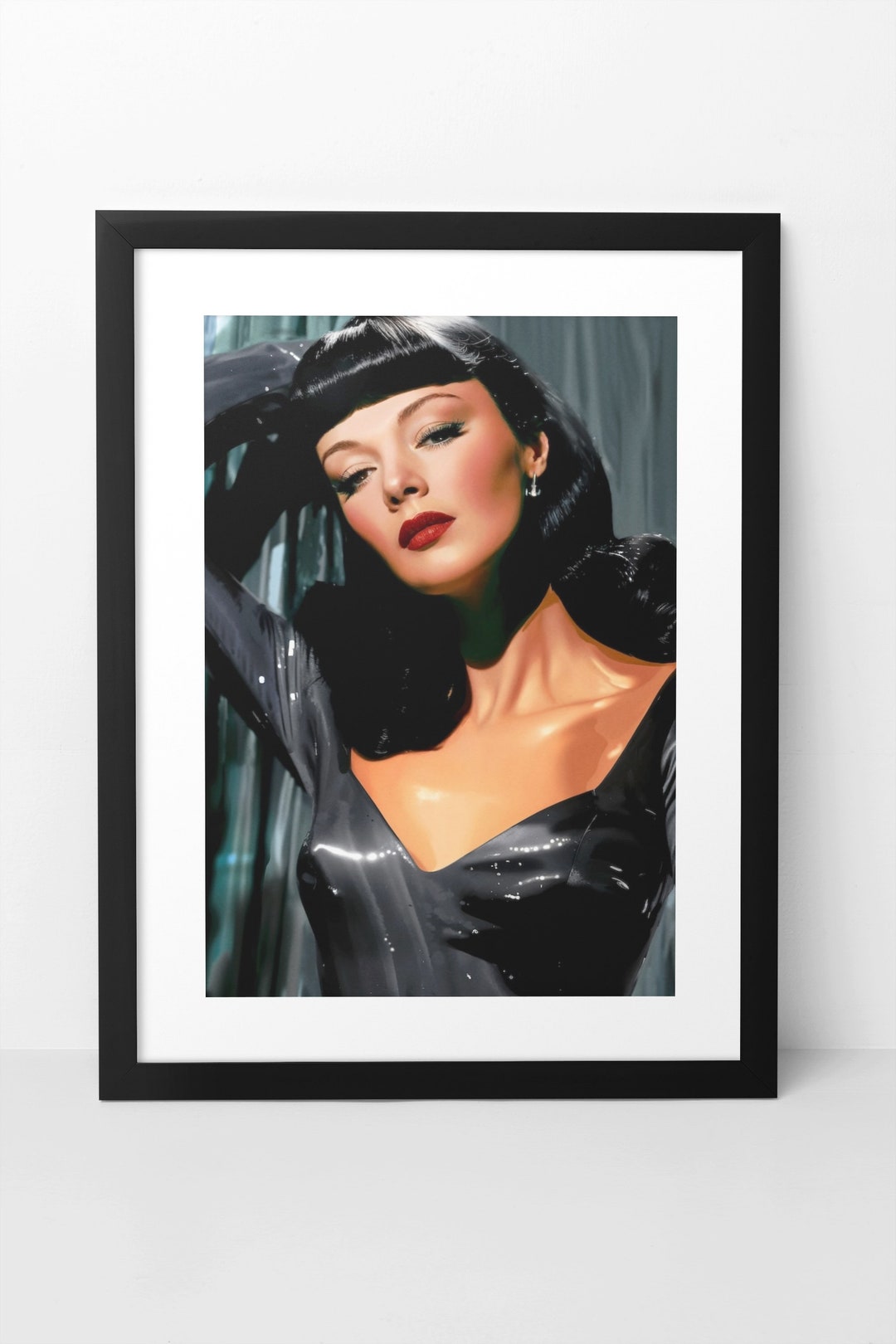 Maria Montez Original Wall Art Print Illustration Poster. 1940s ...