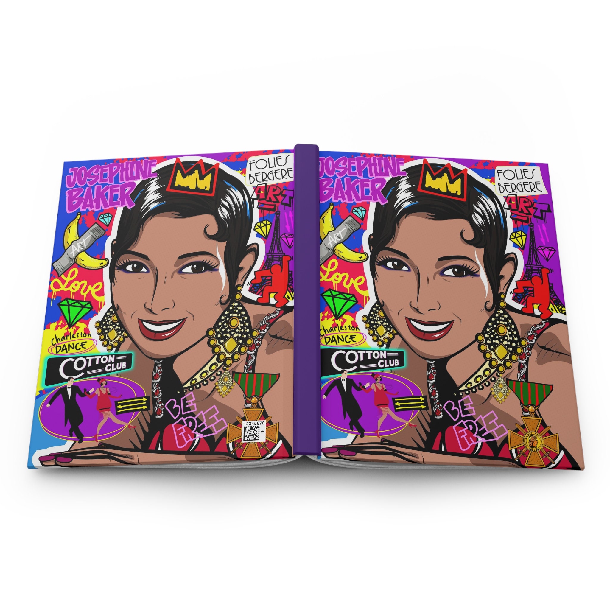 Josephine Baker Hardcover Matte Journal / Dream Diary / Notebook. 1920s ...