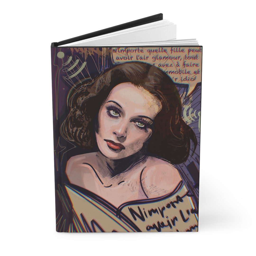 Hedy Lamarr Hardcover Journal, Notebook, Diary. 1930s & 1940s Hollywood ...