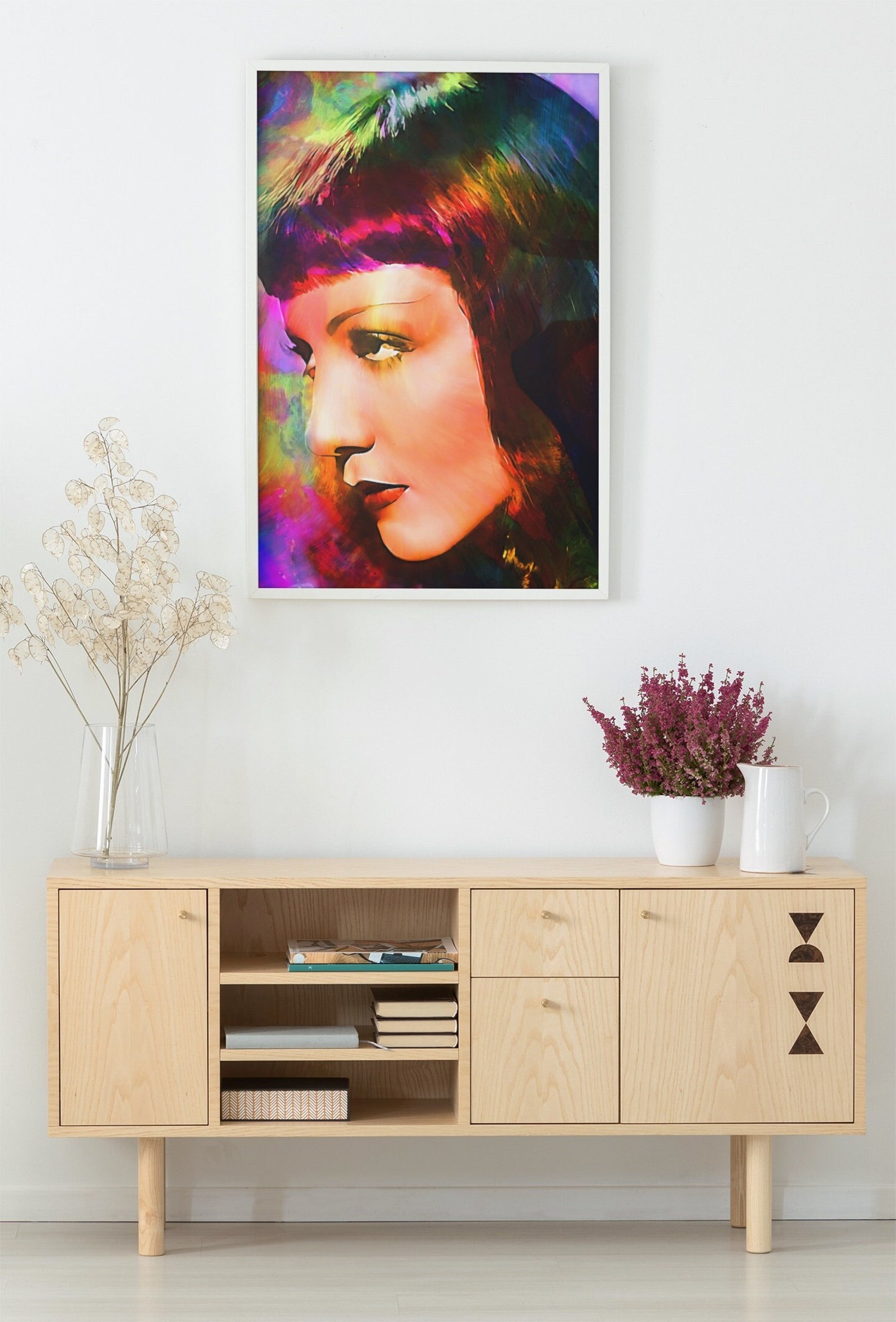 CLAUDETTE COLBERT Wall Art Print Poster. 1930s Hollywood Movie Star ...