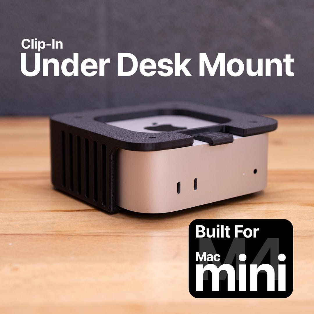 For Apple Mac Mini M4 - Under Desk Mount (clip-in Version) - Etsy