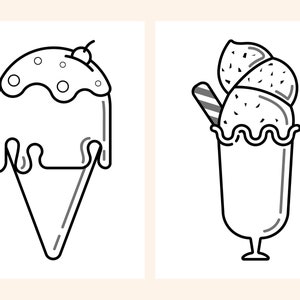 SUMMER IS HERE! Coloring Pages for Kids. Let's Color All Ice-cream ...