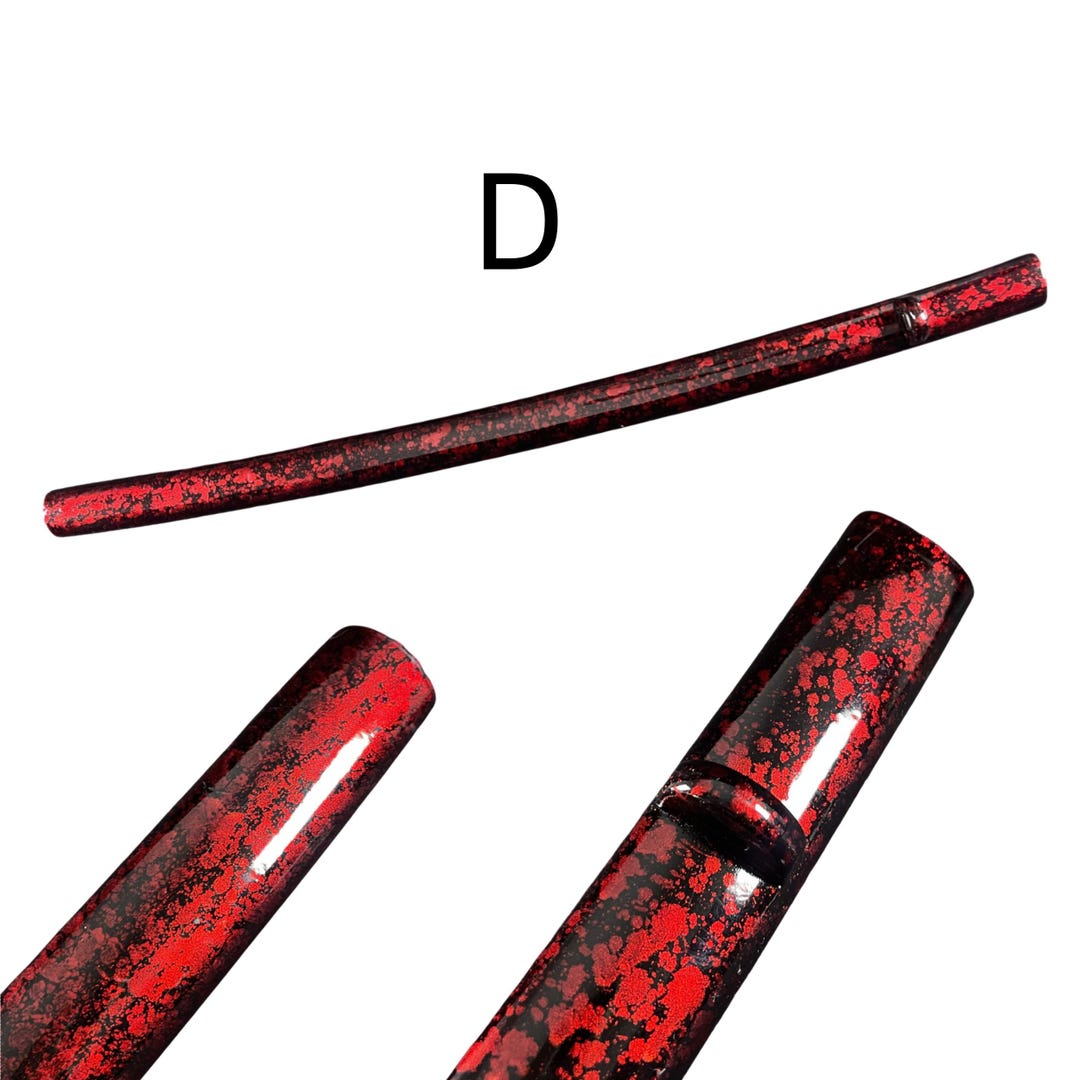 Part 3 DIY Katana Saya Speckled Pattern Saya Gift Japanese Samurai ...