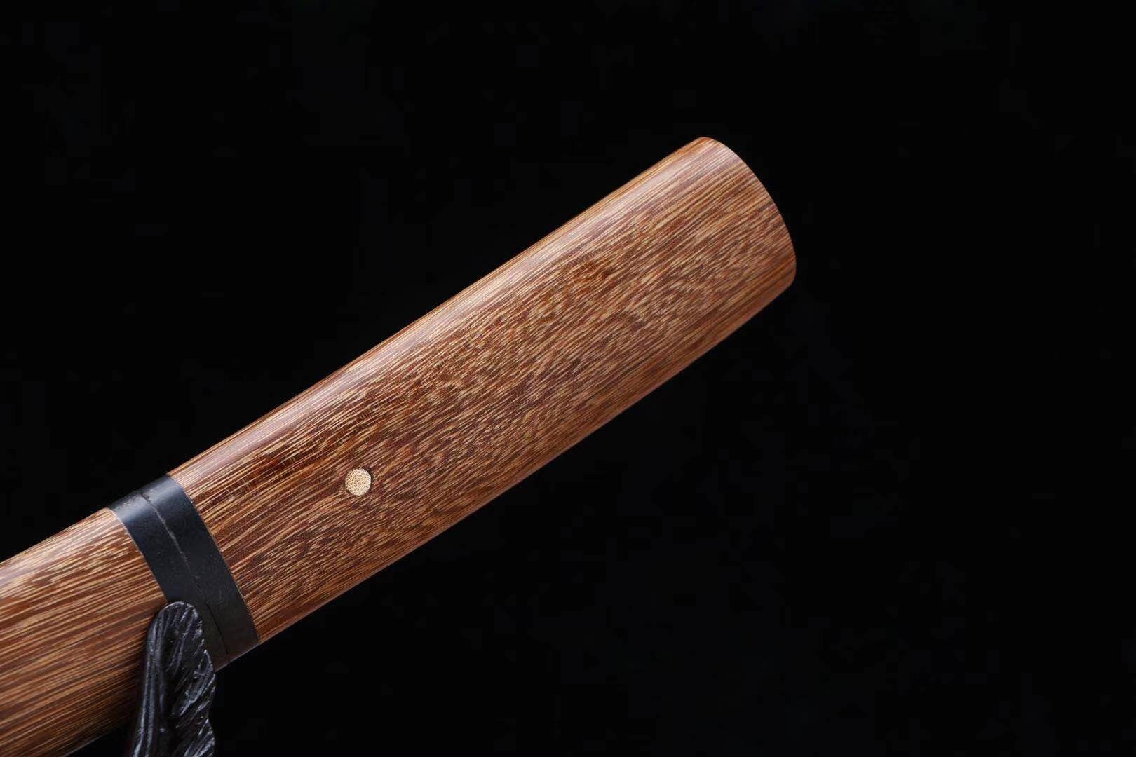 Handmade Japanese Tanto Sword T10 Carbon Steel With Rosewood Scabbard ...