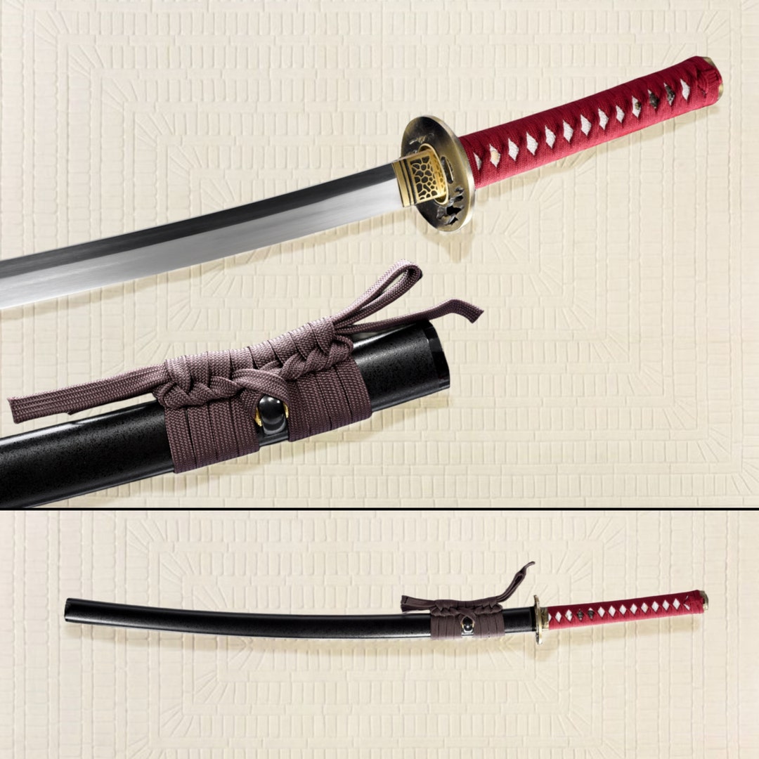 40.5 Inches Handmade Katana Full Tang Sharp Samurai Katana Sword Spring ...