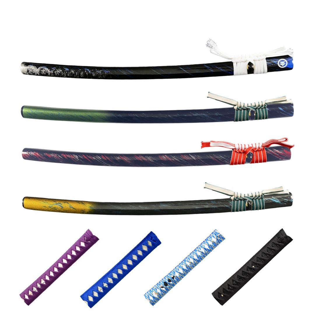 Part 3 DIY Katana Saya Speckled Pattern Saya Gift Japanese Samurai ...