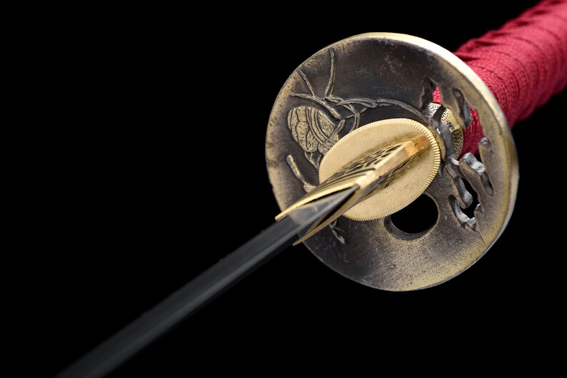 40.5 Inches Handmade Katana Full Tang Sharp Samurai Katana Sword Spring ...