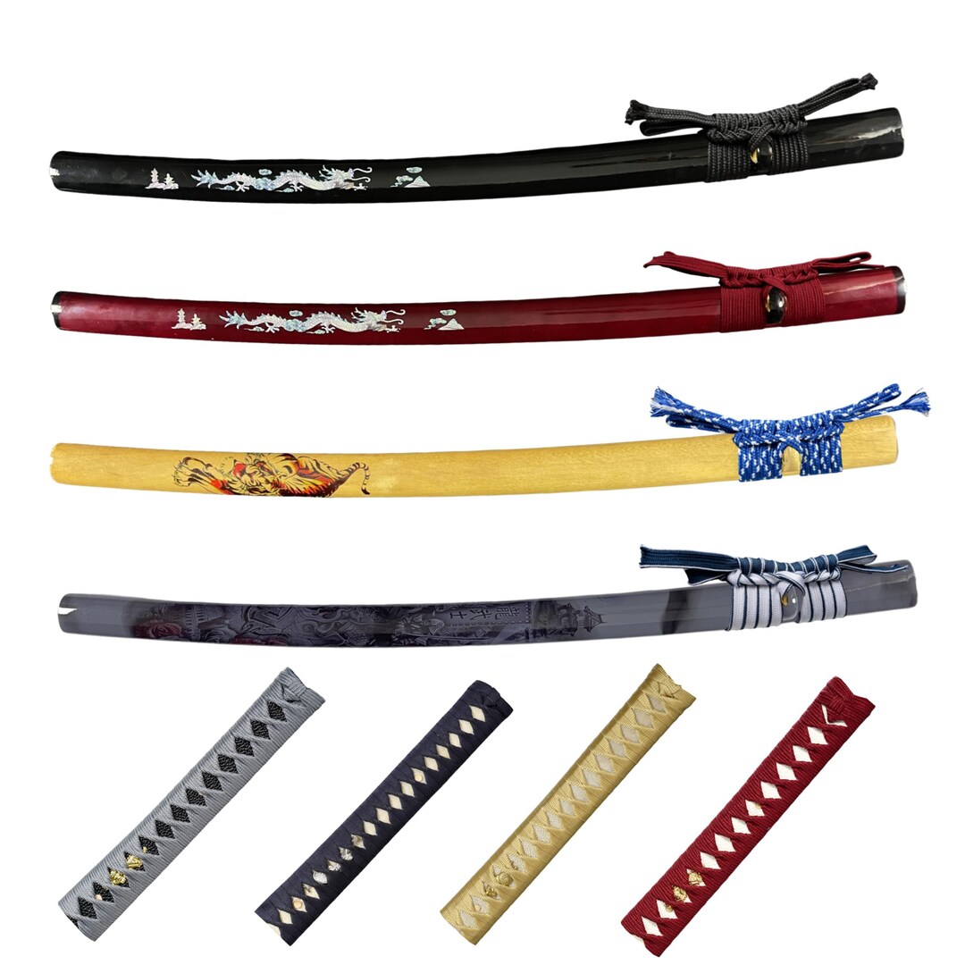 Part 3 DIY Katana Saya Decal Sheath Saya Gift Japanese Samurai Sword ...