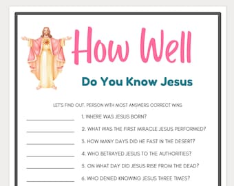 Bible Games, Jesus Said Game Bible Games for Kids, Bible Games for ...