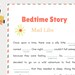Games for Kids, Mad Libs, Bedtime Story, Printable Mad Libs, Bedtime ...