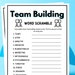 Team Building Word Scramble Team Building Games Office Party Games ...