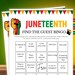 Juneteenth Games, Find the Guest, Black History Games, Juneteenth ...