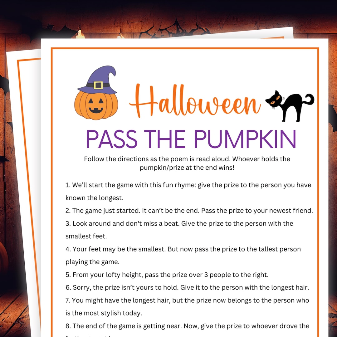 Halloween Games, Pass the Prize, Halloween Party Games, Halloween Games ...