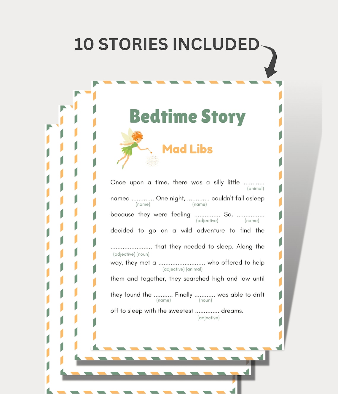 Mad Libs for Kids, Mad Libs Bundle, Bedtime Story for Kids, Bedtime ...