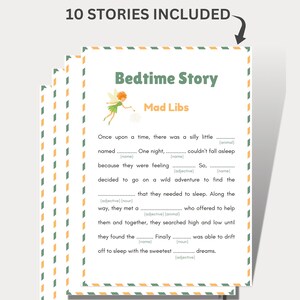 Mad Libs for Kids, Mad Libs Bundle, Bedtime Story for Kids, Bedtime ...