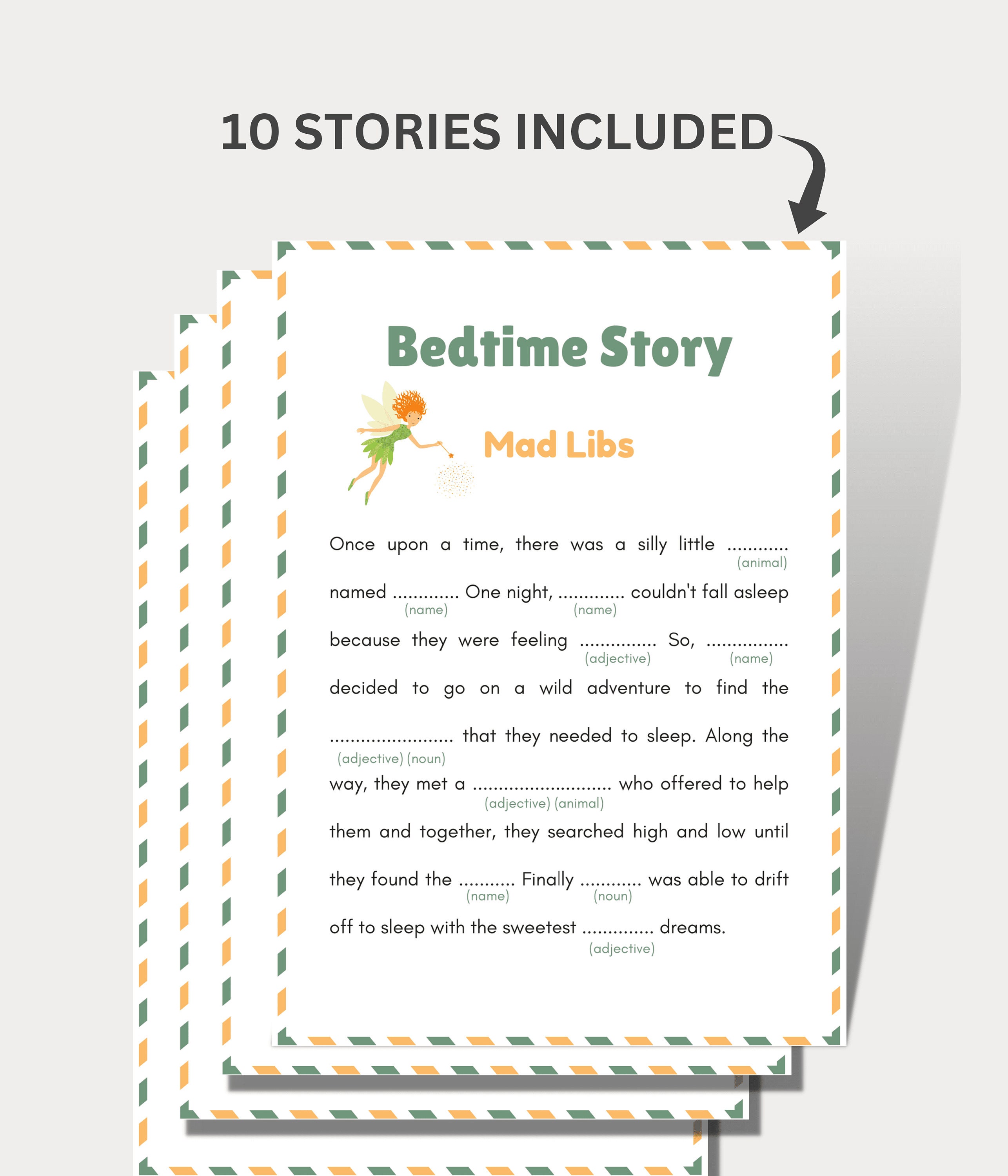 Mad Libs for Kids, Mad Libs Bundle, Bedtime Story for Kids, Bedtime ...