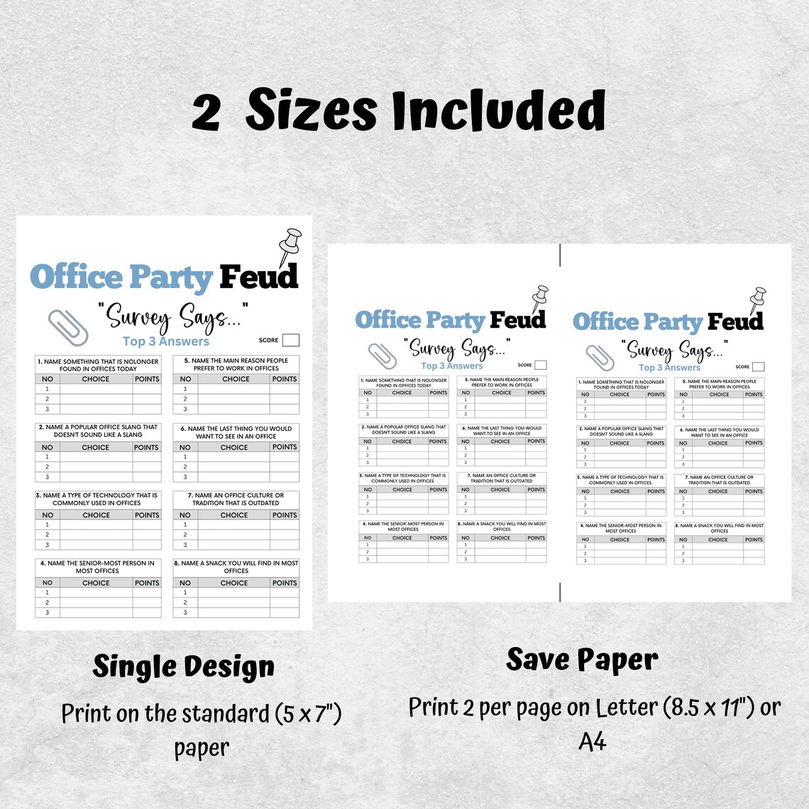 Office Party Trivia, Office Party Feud, Work Party Games, Staff ...