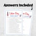 Labor Day Games, Labor Day Riddles, Who Am I, Labor Day Party Games ...