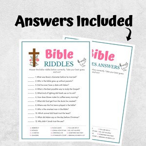 Bible Games, Bible Riddles for Kids and Adults, Bible Study Games ...