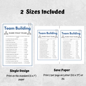 Team Building Games, Name That Team Trivia, Party Games for Workmates ...