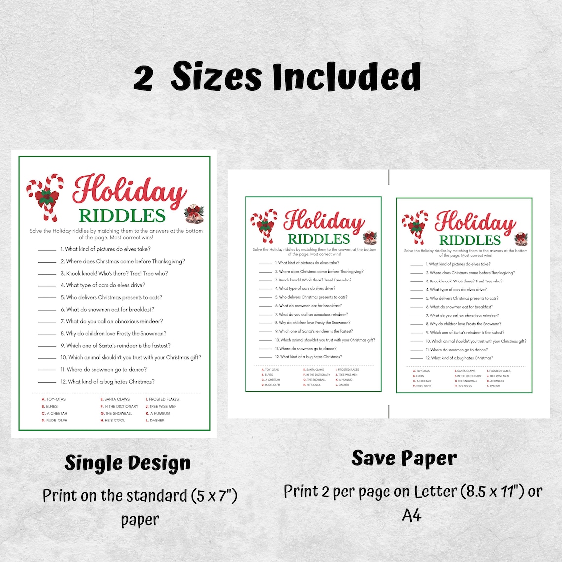 Holiday Office Party Trivia, Holiday Riddles, Holiday Games, Office ...