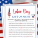 Labor Day Games, Left or Right, Printable Labor Day Game for Adults ...
