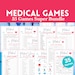 Medical Games Bundle, 35 Game SUPER Bundle, Medical Party Games for ...