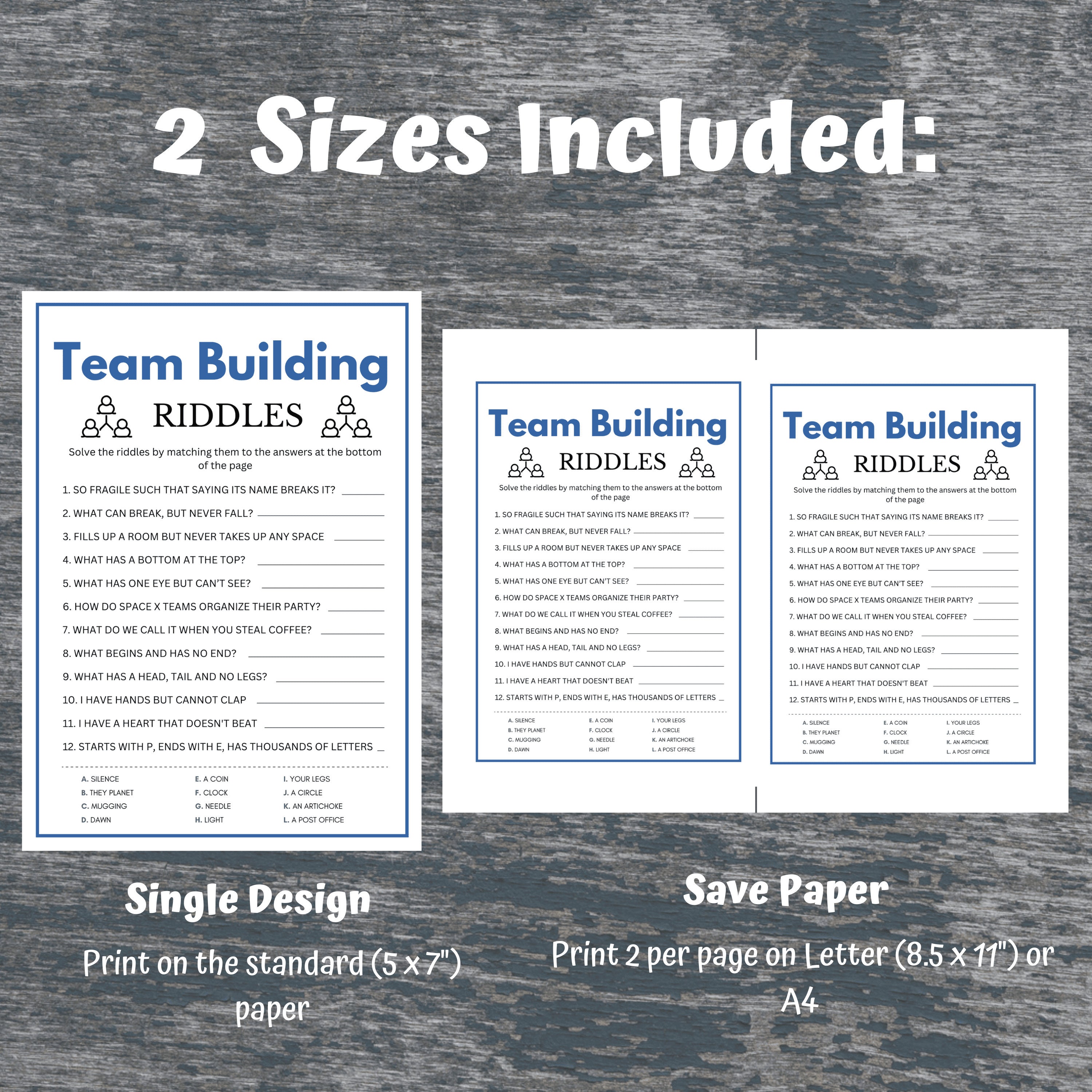 Team Building Games Bundle, 35 Game MEGA Bundle, Party Games for ...