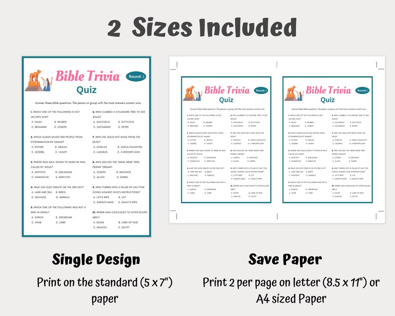 Bible Games, Trivia Bundle, Womens Ministry Games, Bible Games for Kids ...