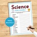 Science Games, Word Scramble, Classroom Games, Birthday Game for Kids ...