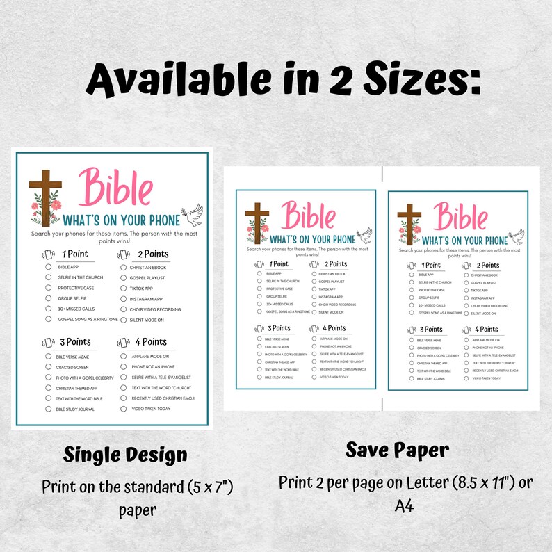 Church Games, What is on Your Phone, Bible Games for Kids, Womens ...