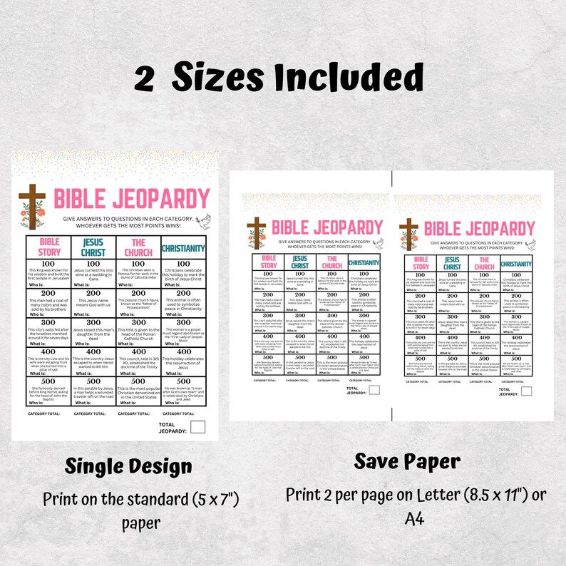 Bible Games, Jeopardy, Bible Study Games, Bible Games for Kids, Sunday ...