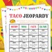 Taco Party Games, Jeopardy, Taco Trivia, Taco Tuesday Games, Taco ...
