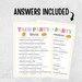 Taco Trivia, Taco Tuesday Games, Taco Themed Party Game for Kids ...