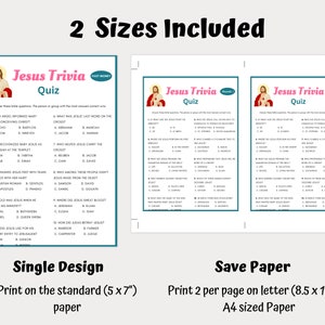 Bible Games, Jesus Trivia Quiz, Bible Games for Kids, Jesus Trivia ...