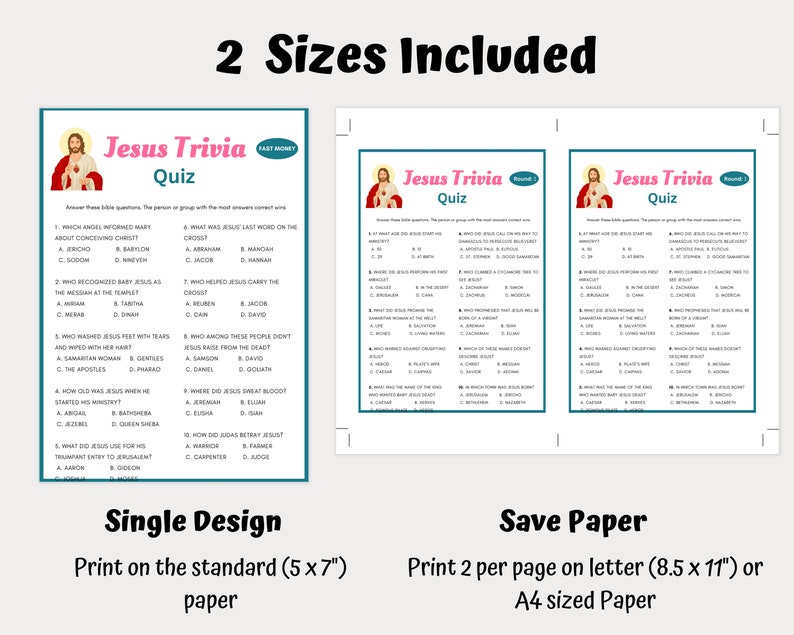 Bible Games, Jesus Trivia Quiz, Bible Games for Kids, Jesus Trivia ...