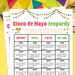 Cinco De Mayo Trivia, Jeopardy, Cinco De Mayo Games for Classroom ...