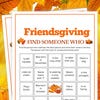 Editable Thanksgiving Find the Guest Bingo | Thanksgiving Human Bingo ...