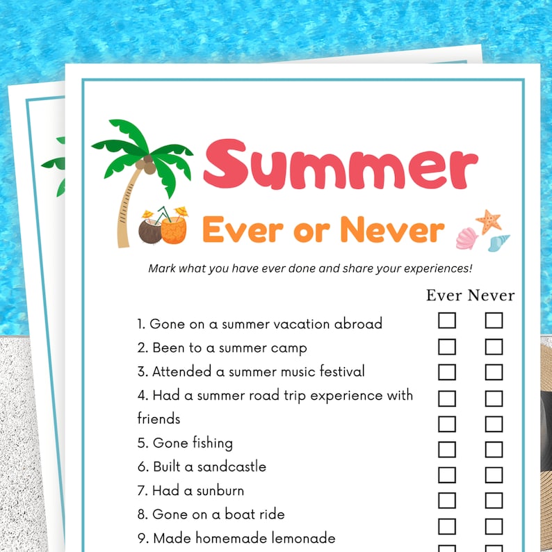 Summer Ever or Never, Summer Games, Summer Games for Kids & Adults ...